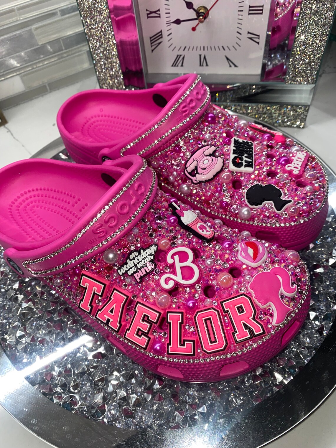 Barbie Crocs - Etsy