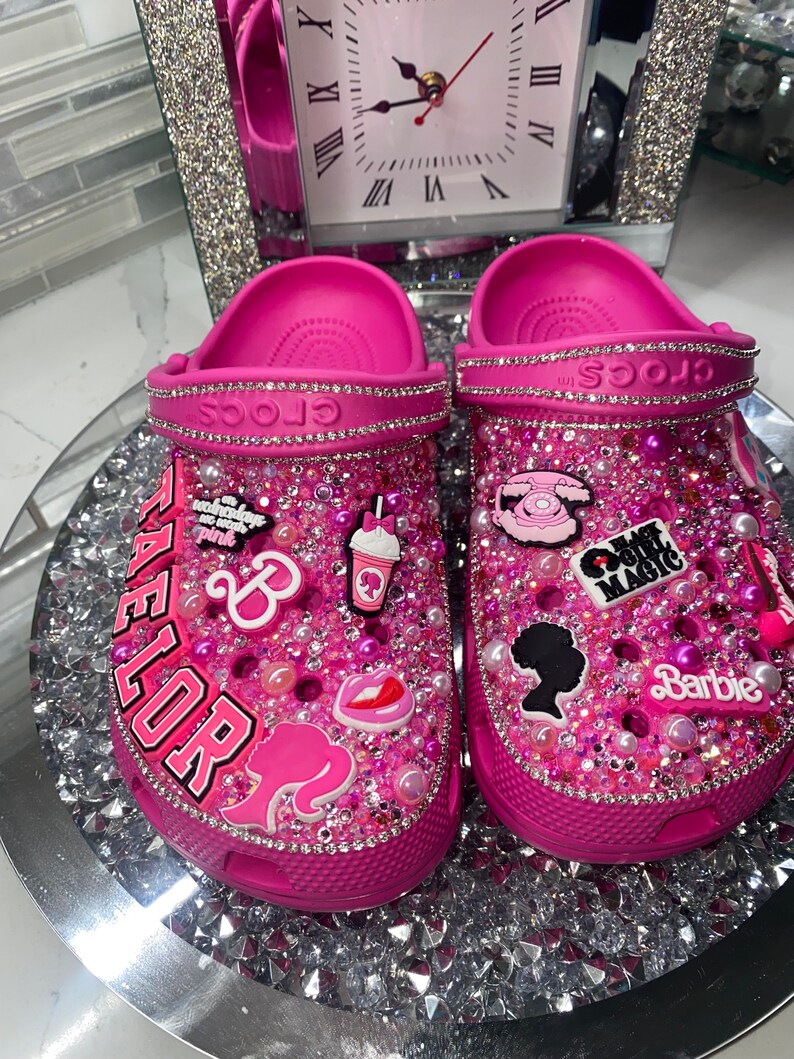Barbie Crocs - Etsy