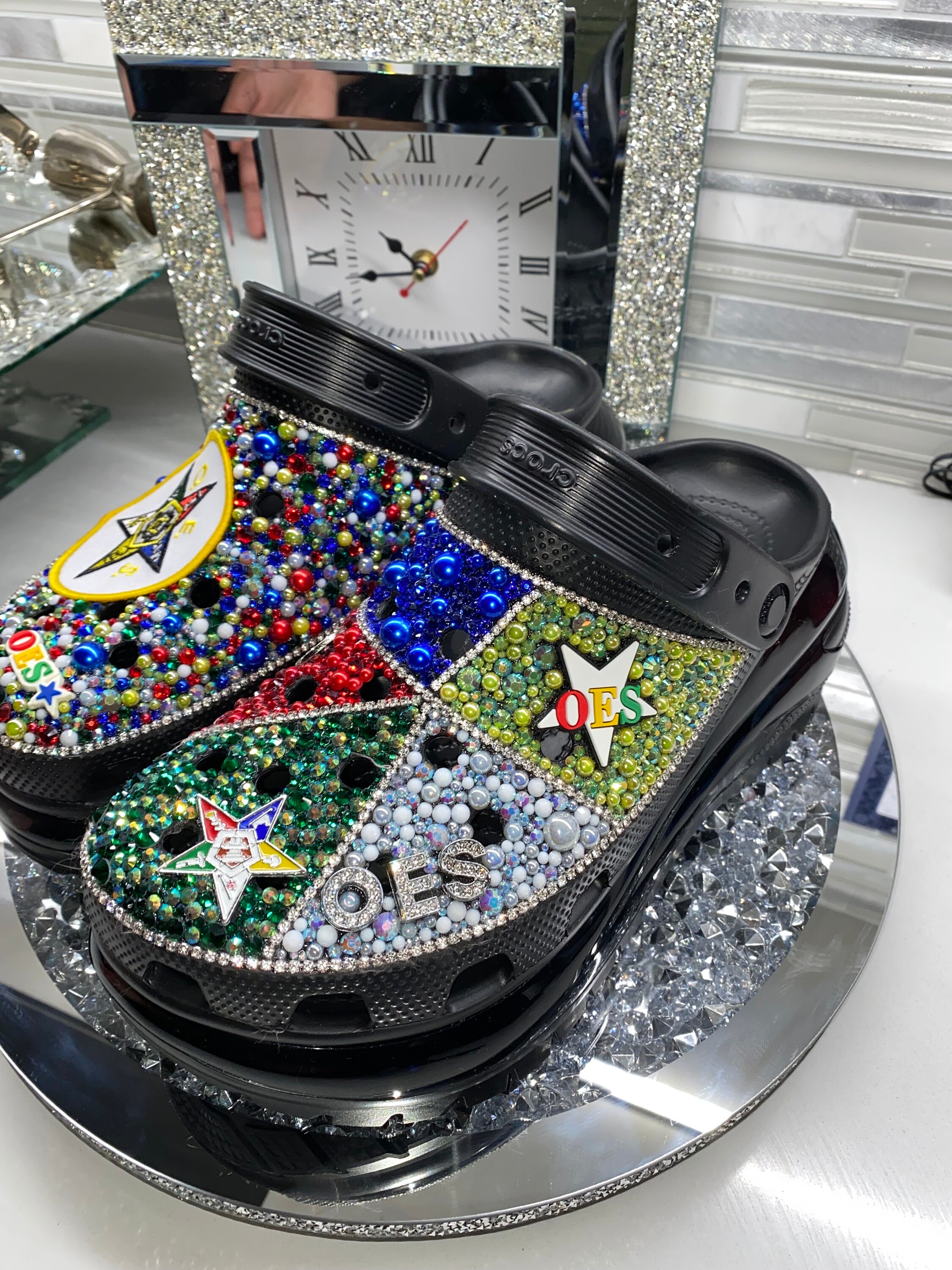 Order of the Eastern Star (OES) Crocs - Etsy