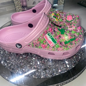 Alpha Kappa Alpha Crocs - Etsy