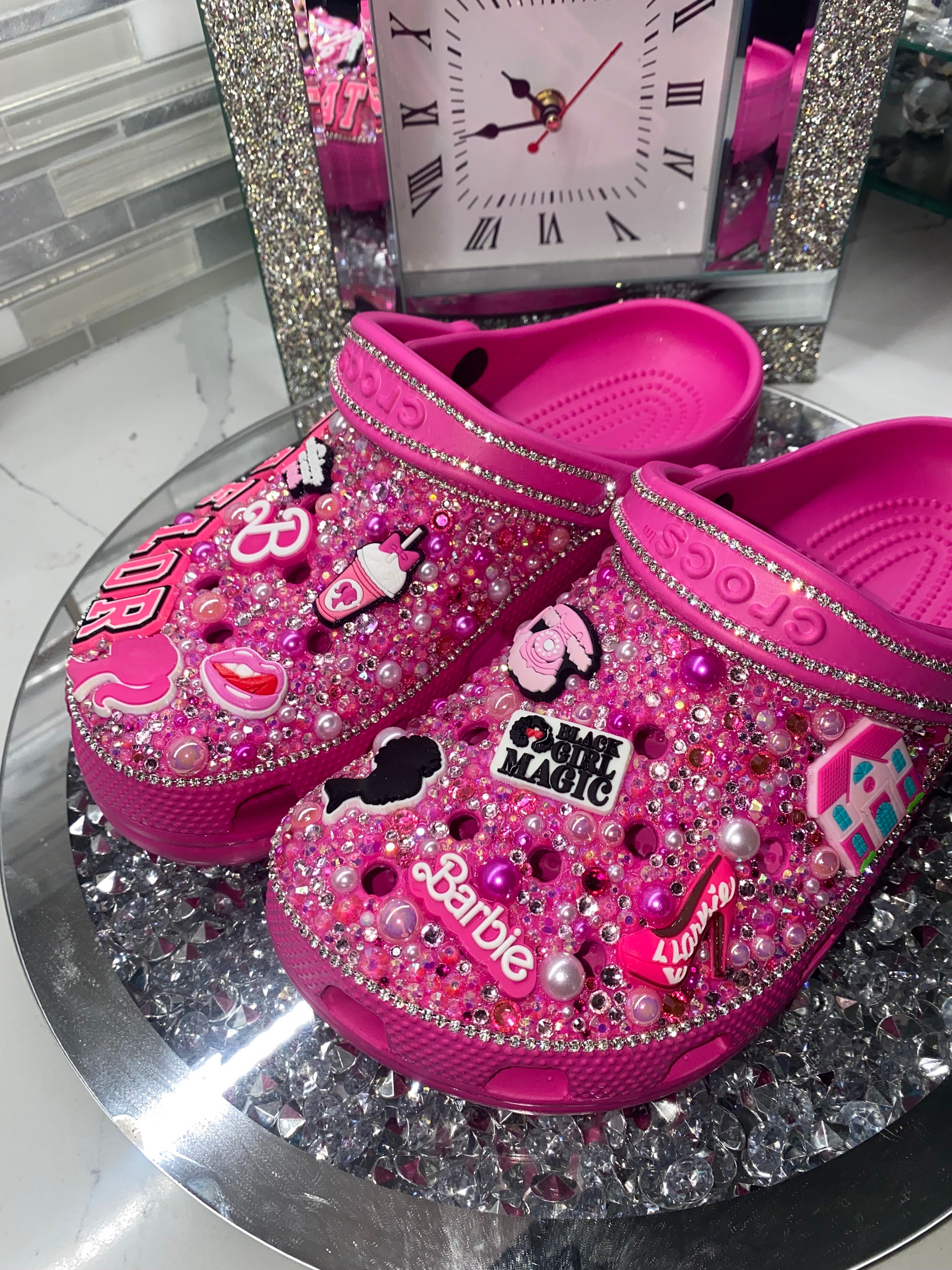 Barbie Crocs - Etsy