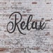 Relax Wood Sign, Relax, Wood Decoration, Relax Panel, Design, Room ...