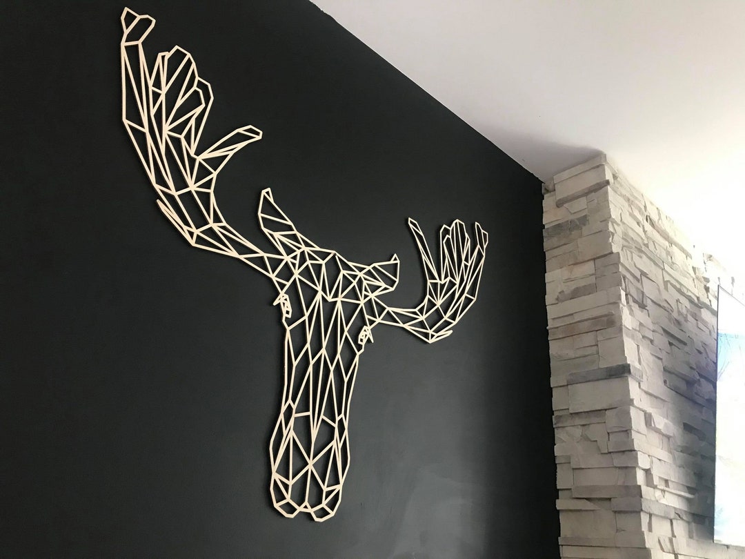 Geometric Moose, Geometric Moose, Geometric Moose, Laser Cutting Moose ...