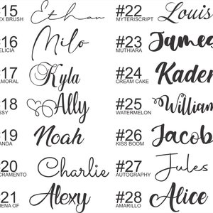 Cutout Baby Name Sign Custom Name Nursery Name Sign Large Baby Shower ...