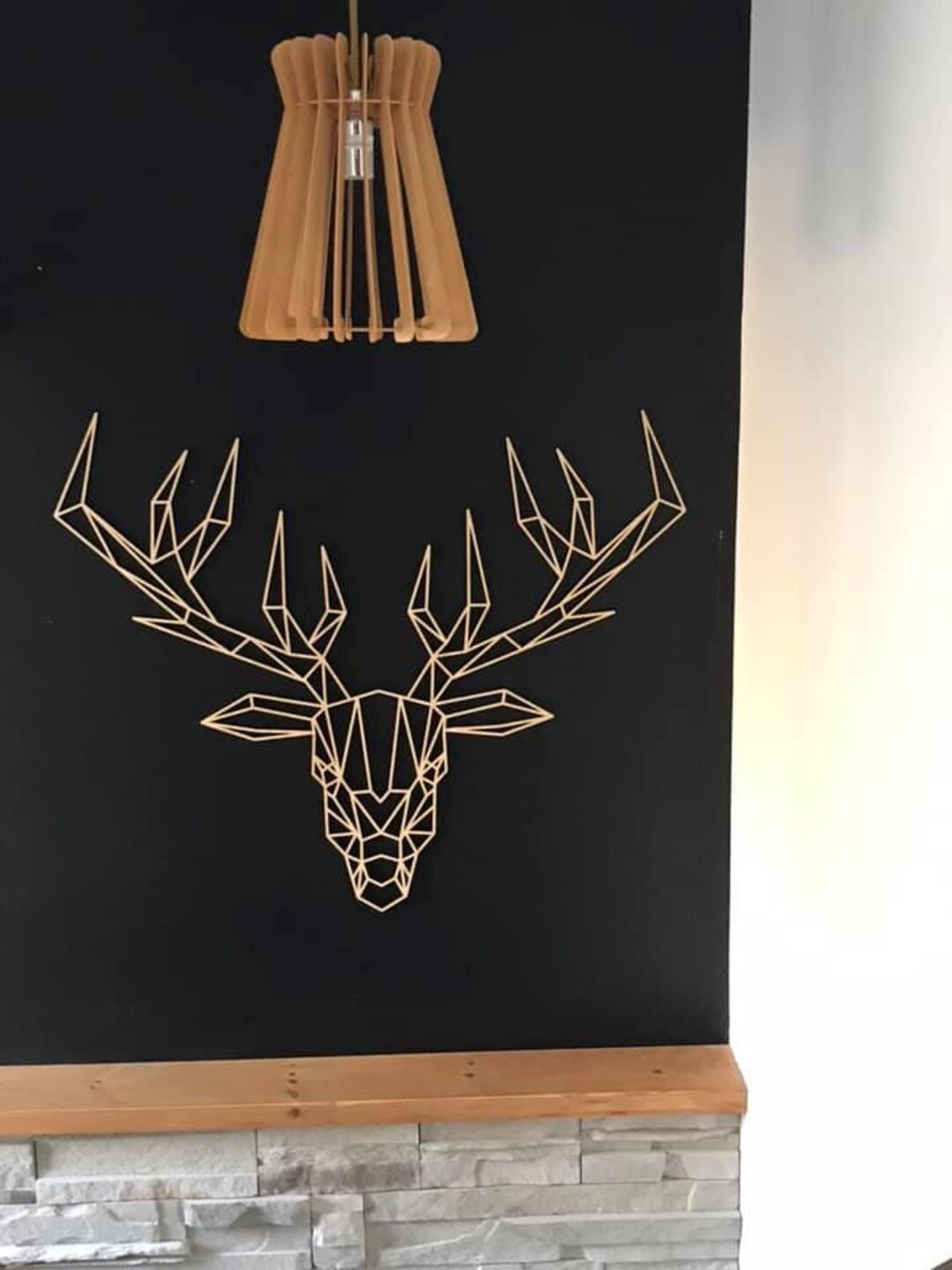 Geometric Deer, Geometric Deer, Geometric Deer, Laser Cutting Deer ...
