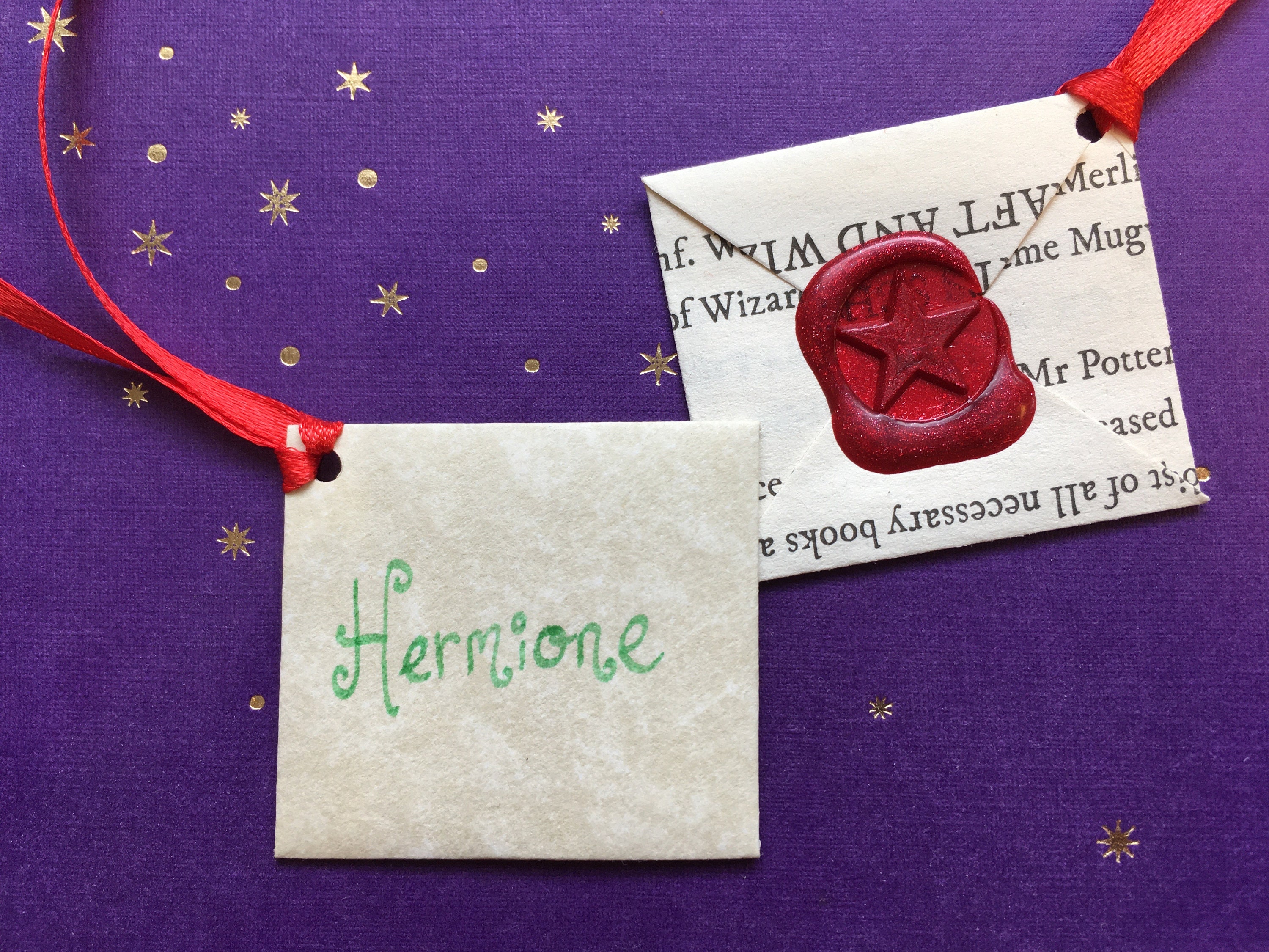 Personalised Mini Letter Hanging Decorations Recycled Book - Etsy