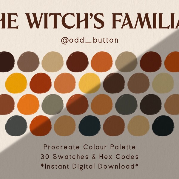Witch Color Palette - Etsy