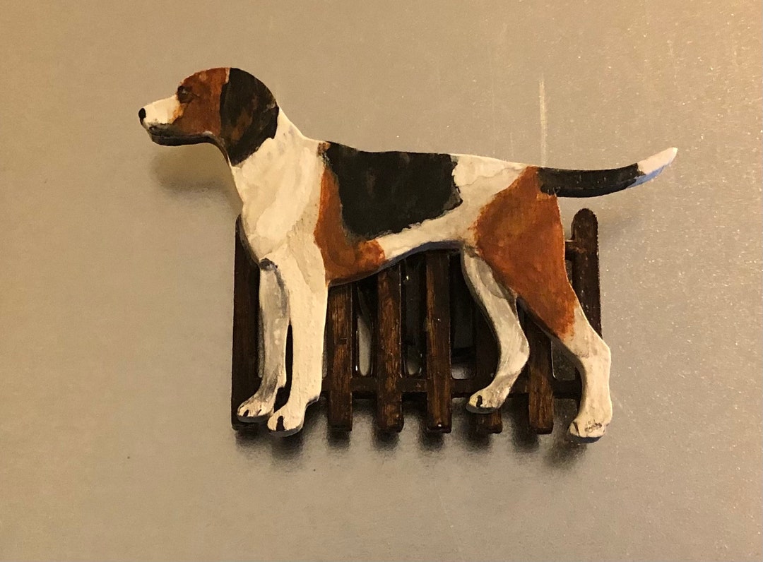 Refrigerator Magnet FOX HOUND DOG - Etsy