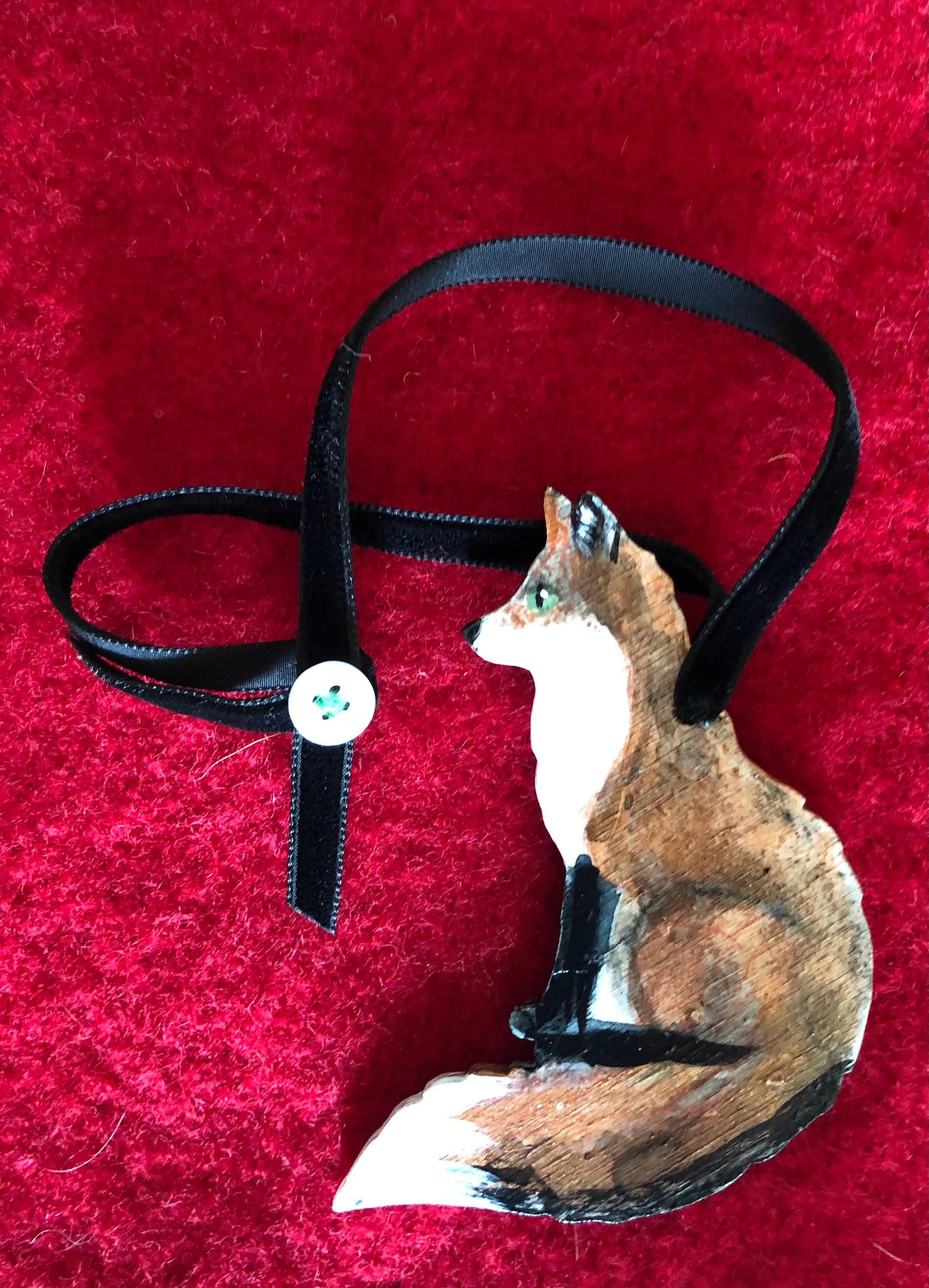 Red FOX Christmas Ornament FOXHUNT - Etsy