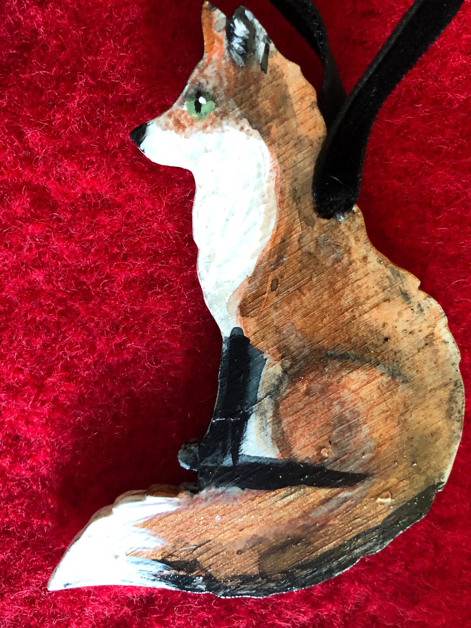 Red FOX Christmas Ornament FOXHUNT - Etsy