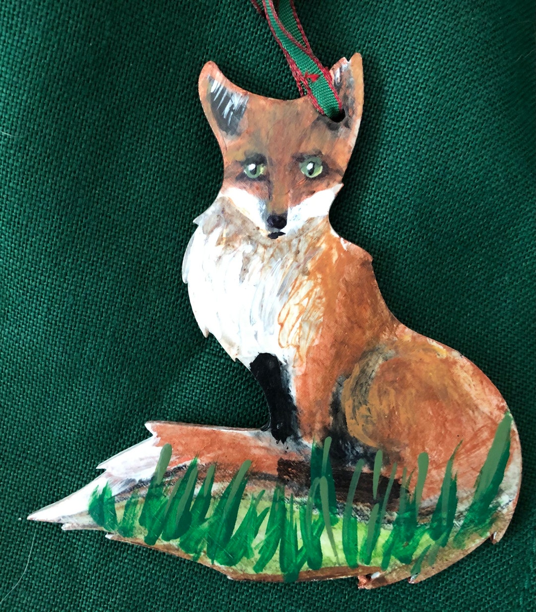 FOX Christmas Ornament FOXHUNT - Etsy