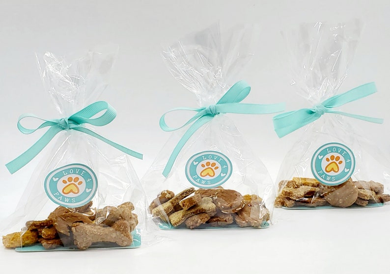 Pawty Dog Treat Bags Dog Treat Party Gift Bags Birthday | Etsy