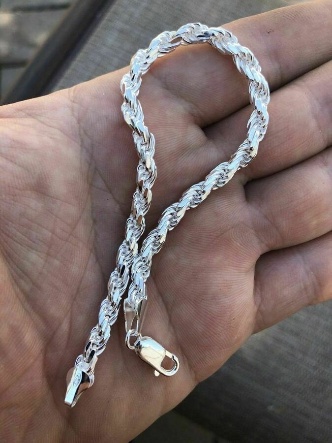 Rope Chain Bracelet Mens at Ruben Ramos blog