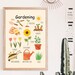 Gardening Kids Poster, Nursery Garden Printable Wall Art, Nature ...