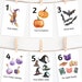Halloween Number Flashcards 1-10 Printable, Preschool Classroom ...