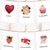 Valentines Day Number Flashcards 1-10 Printable, Preschool Number Cards ...