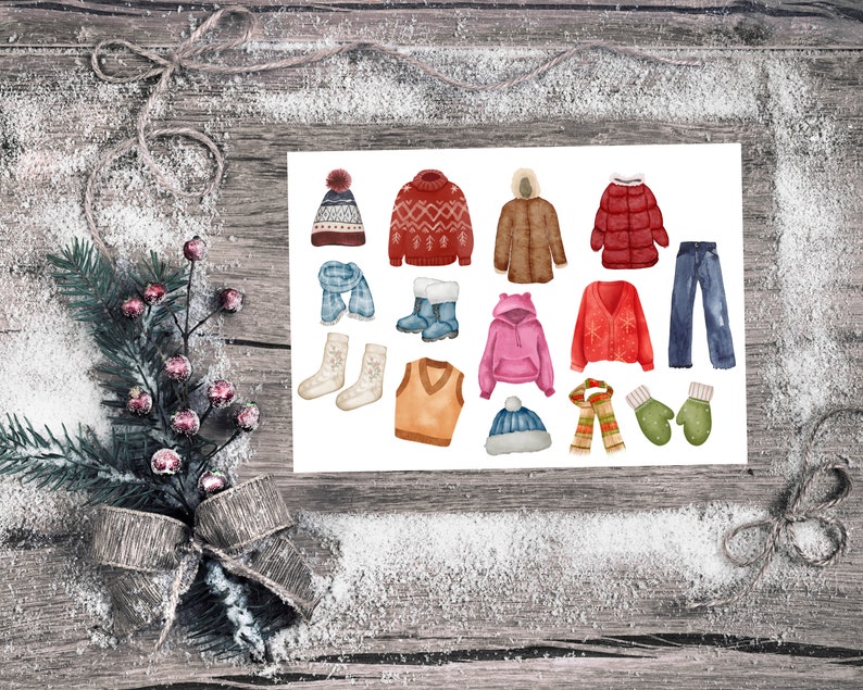 Clothes Sorting Activity, Seasons and Clothes, Weather Clothing, Fall ...