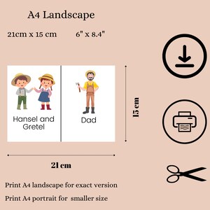 Hansel and Gretel Story Cards, Storytelling Cards, Fairy Tale ...