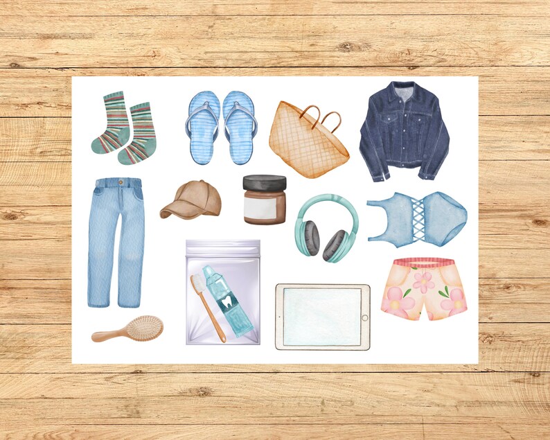 Pack A Suitcase Activity, Sorting Clothes Activity, Packing Checklist ...