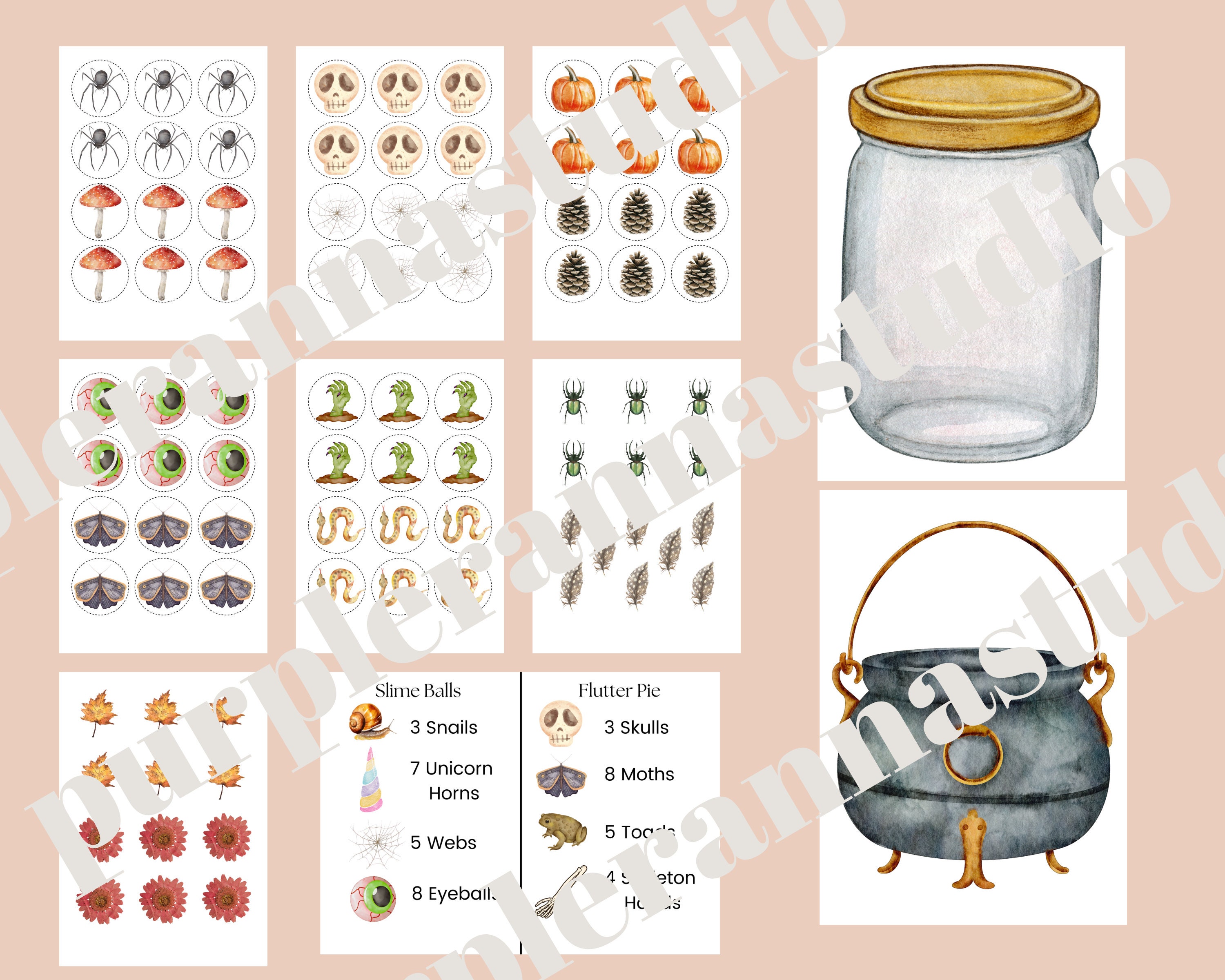 Halloween Potions Dramatic Play, Kids Pretend Play, Halloween Potions ...