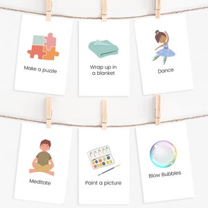 42 Calming Corner Flashcards, Calming Techniques, Emotions and Feelings ...