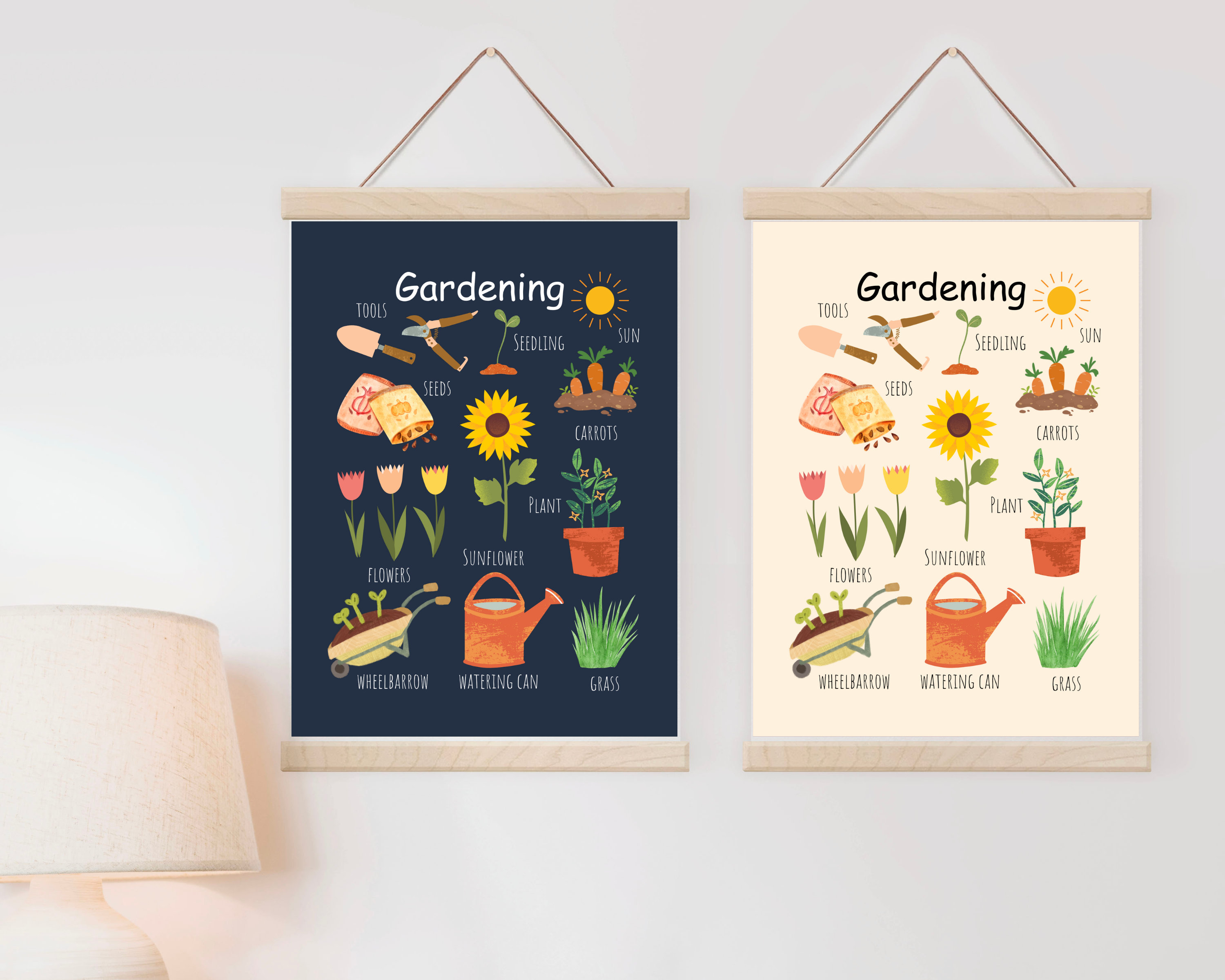 Gardening Kids Poster, Nursery Garden Printable Wall Art, Nature ...