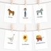 26 Farm Animals Flashcards, Farm Life, INSTANT DOWNLOAD, Nature Cards ...