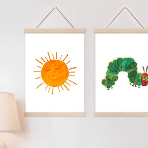 The Very Hungry Caterpillar Printable Wall Art, Nursery Wall Decor ...