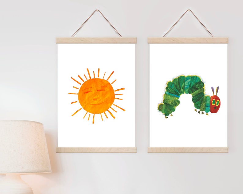 The Very Hungry Caterpillar Printable Wall Art Nursery Wall - Etsy UK