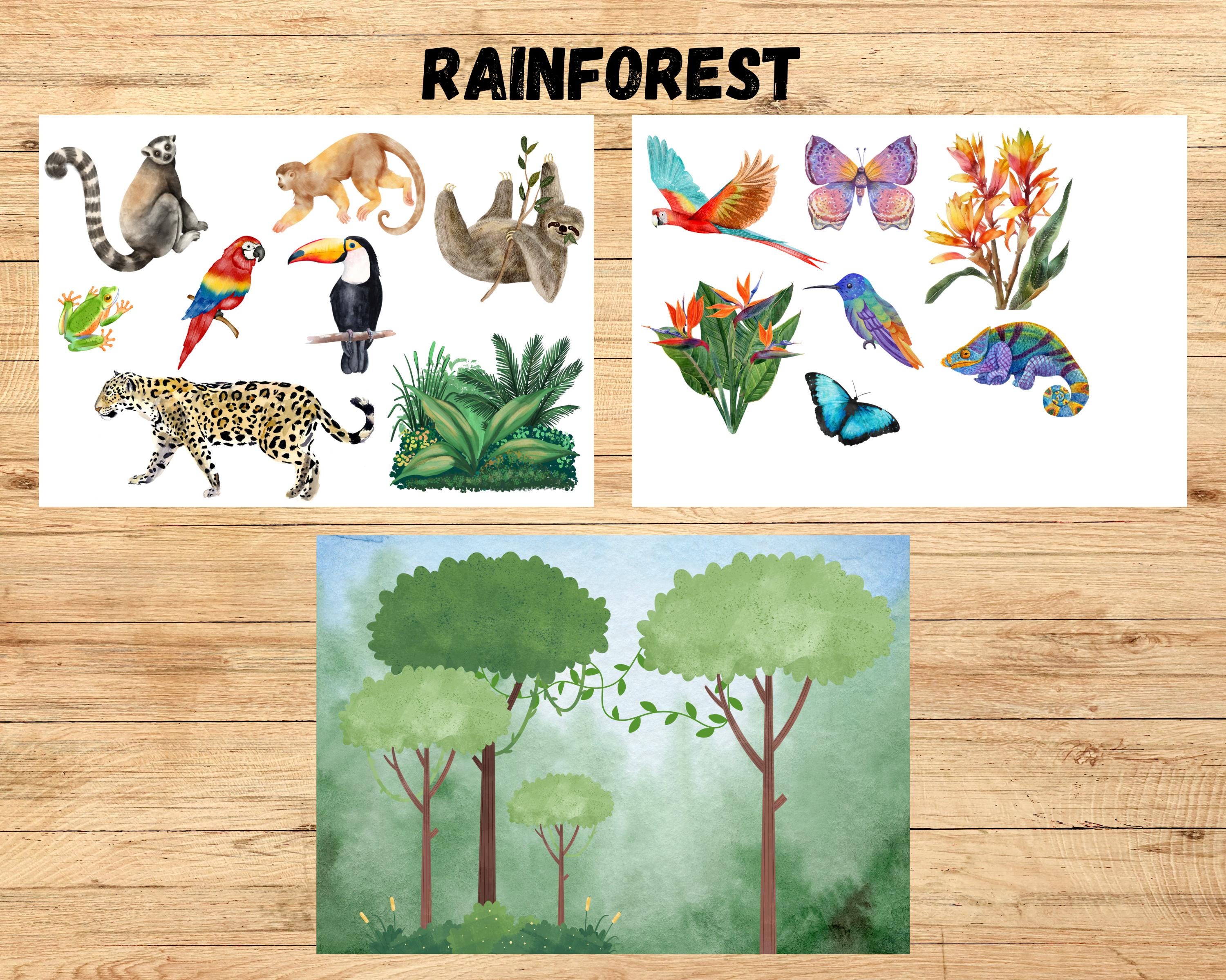 Animal Habitat Sorting Activity, Habitat Match, Animal Pretend Play ...