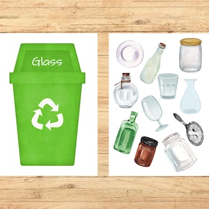 Recycle Sorting Activity, Earth Day Activity, Reduce Reuse Game, Trash ...