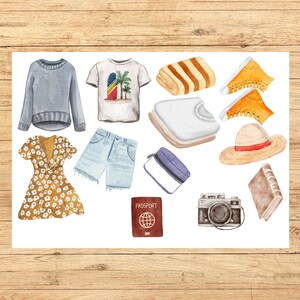 Pack A Suitcase Activity, Sorting Clothes Activity, Packing Checklist ...