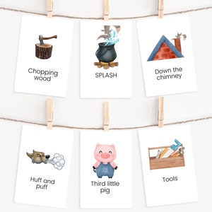 Three Little Pigs Story Cards, Storytelling Cards, Fairy Tale ...
