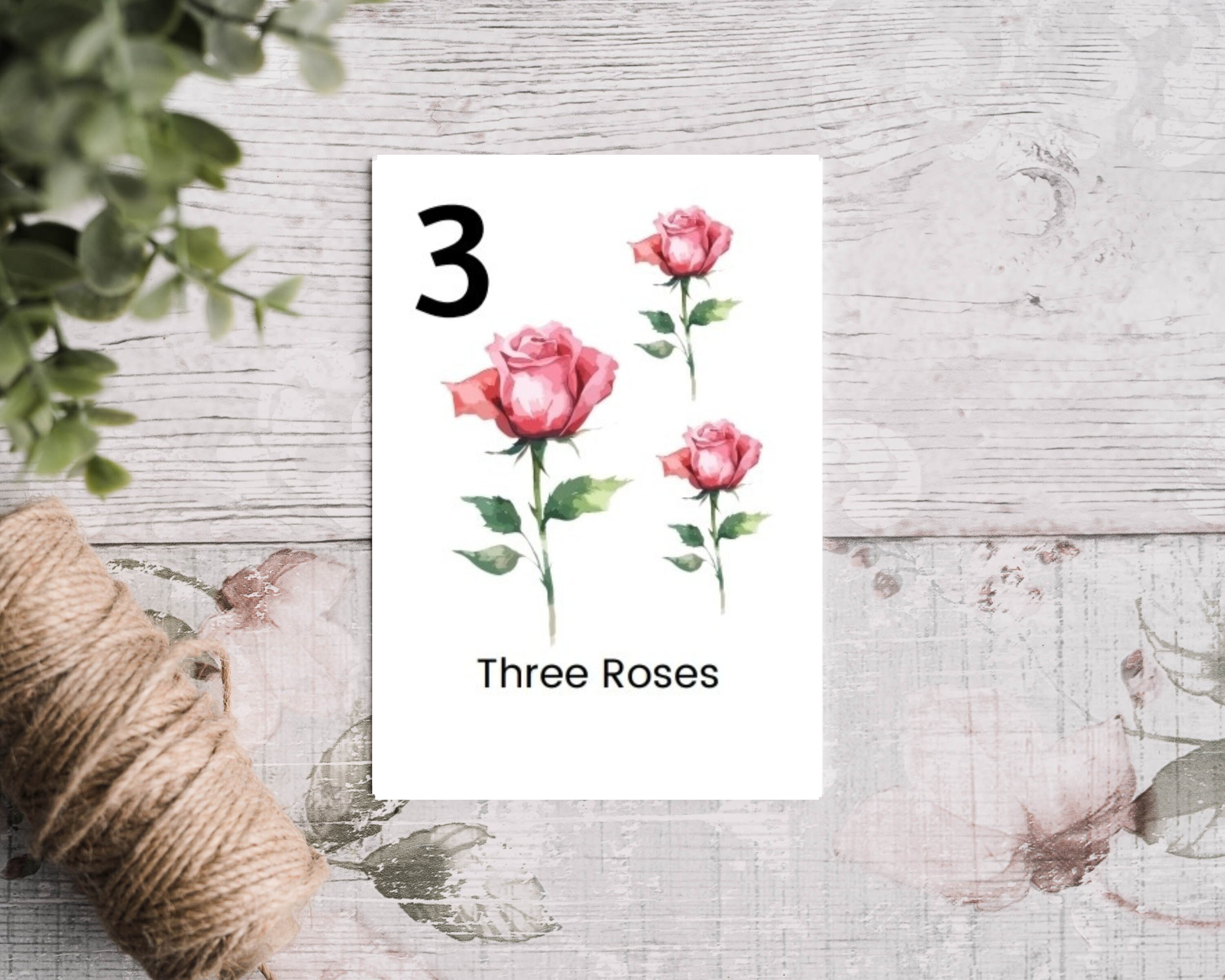 Valentines Day Number Flashcards 1-10 Printable, Preschool Number Cards ...