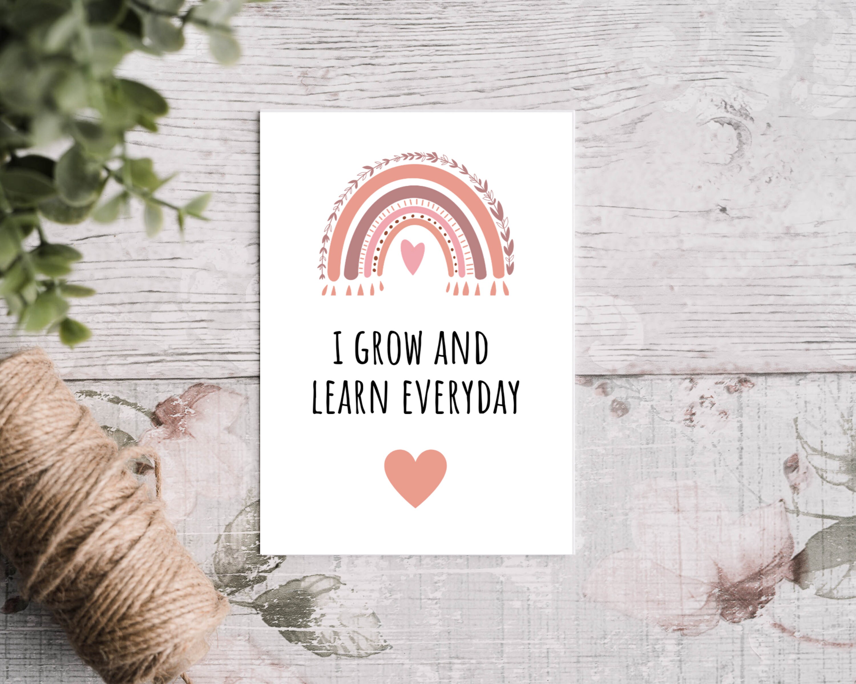 Teacher Affirmation Cards, Set of 20 Printable Affirmation Cards ...