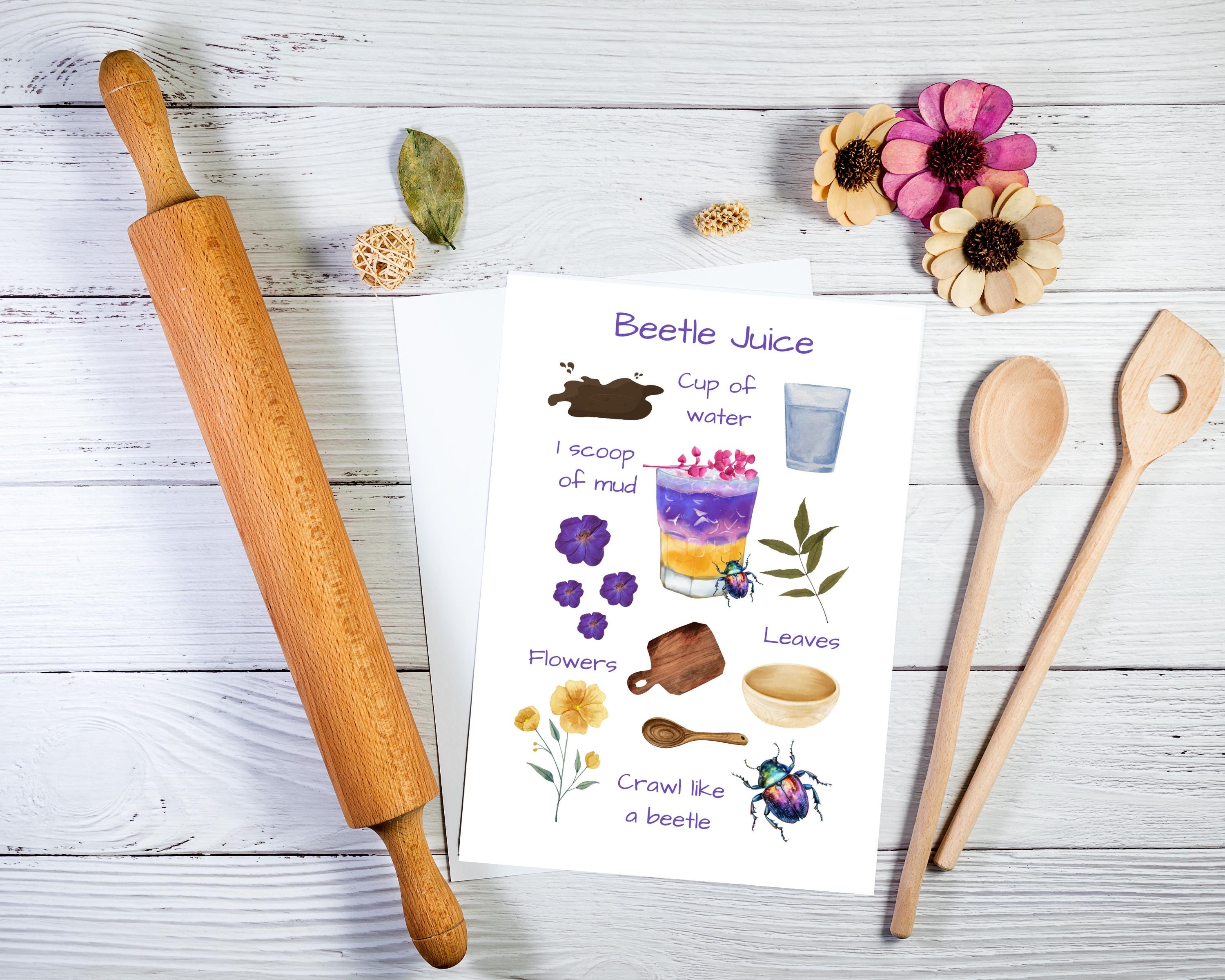 Printable Mud Kitchen Recipe Cards, Ingredient Cards, Bugs,insects ...