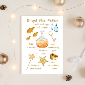 Christmas Mud Kitchen Recipe Cards, Printable Christmas Potions ...
