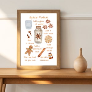 Christmas Mud Kitchen Recipe Cards, Printable Christmas Potions ...