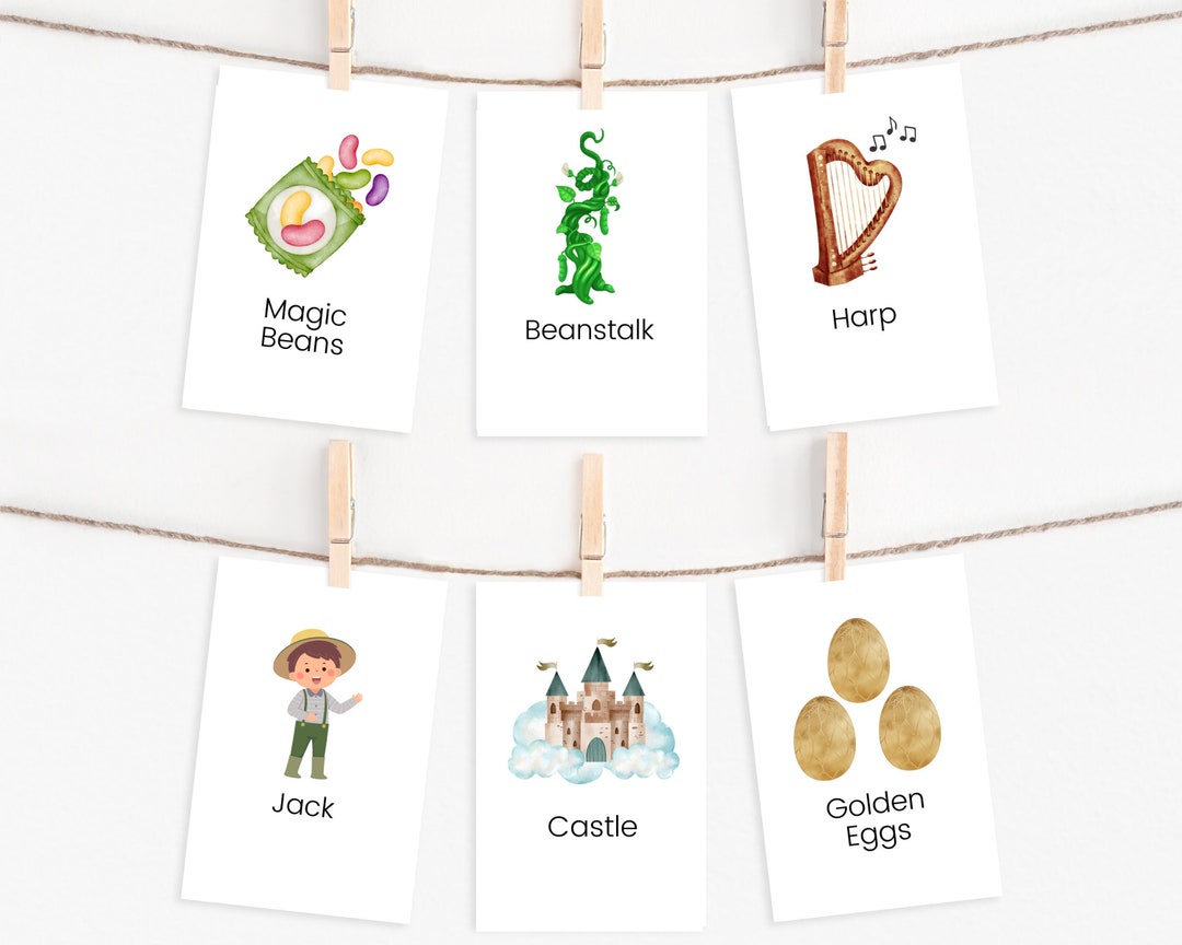 Jack and the Beanstalk Story Cards, Storytelling Cards, Fairy Tale ...