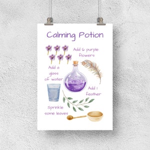 Printable Mud Kitchen Recipe Cards, Magic Fairy Potion Cards ...