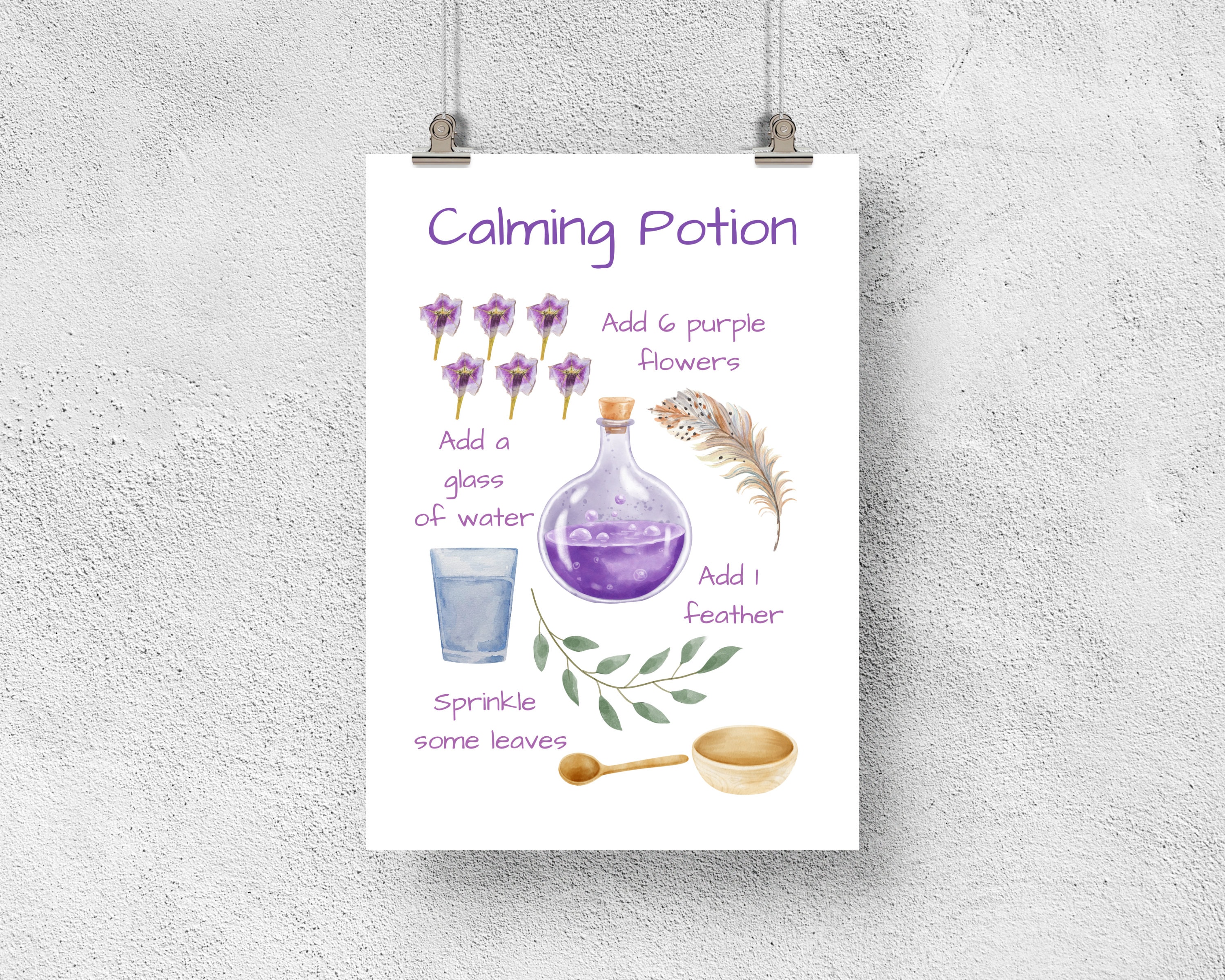 Printable Mud Kitchen Recipe Cards, Magic Potions Bundle, Montessori ...