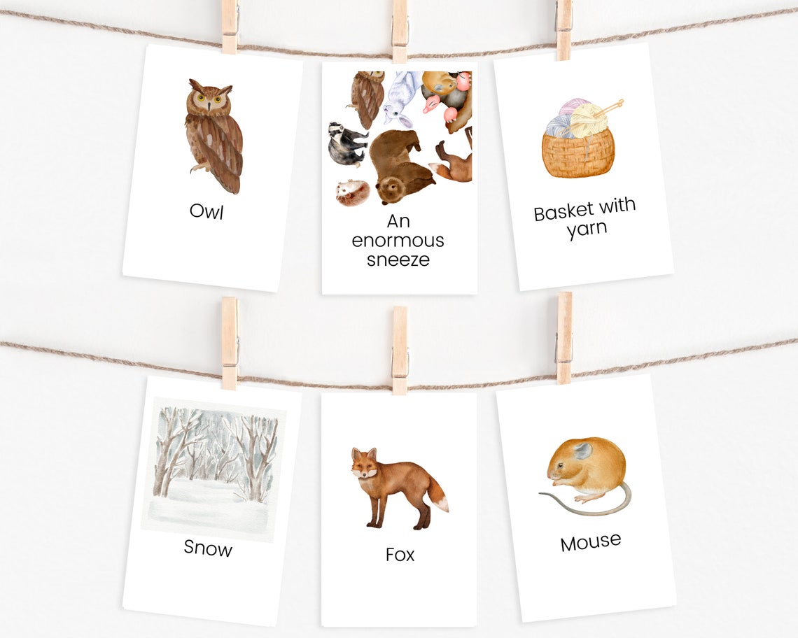 The Mitten Story Cards, Storytelling Cards, Fairy Tale, Homeschool ...
