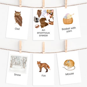 The Mitten Story Cards, Storytelling Cards, Fairy Tale, Homeschool ...
