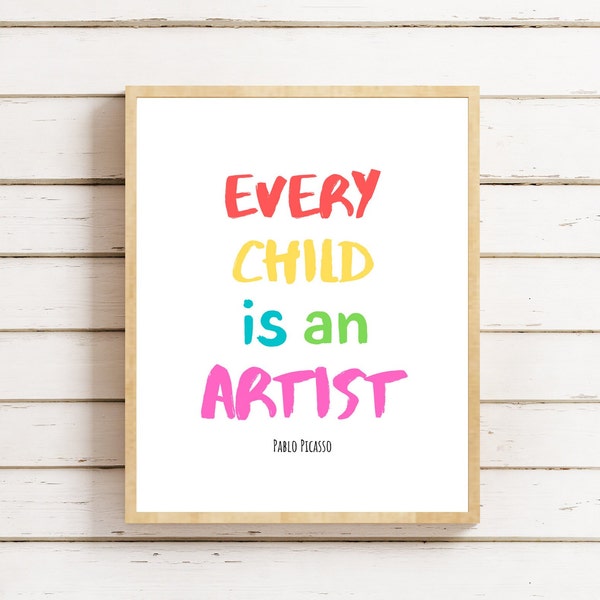 Every Child is an Artist - Etsy