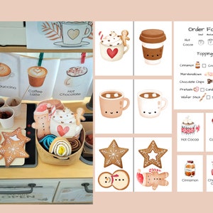 Coffee Shop Dramatic Play, Hot Chocolate Bar, Pretend Play, Kids Cafe ...