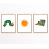 The Very Hungry Caterpillar Flashcards, Homeschool Montessori ...