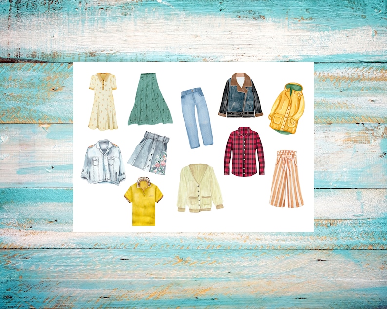 Clothes Sorting Activity, Seasons and Clothes, Weather Clothing, Fall ...