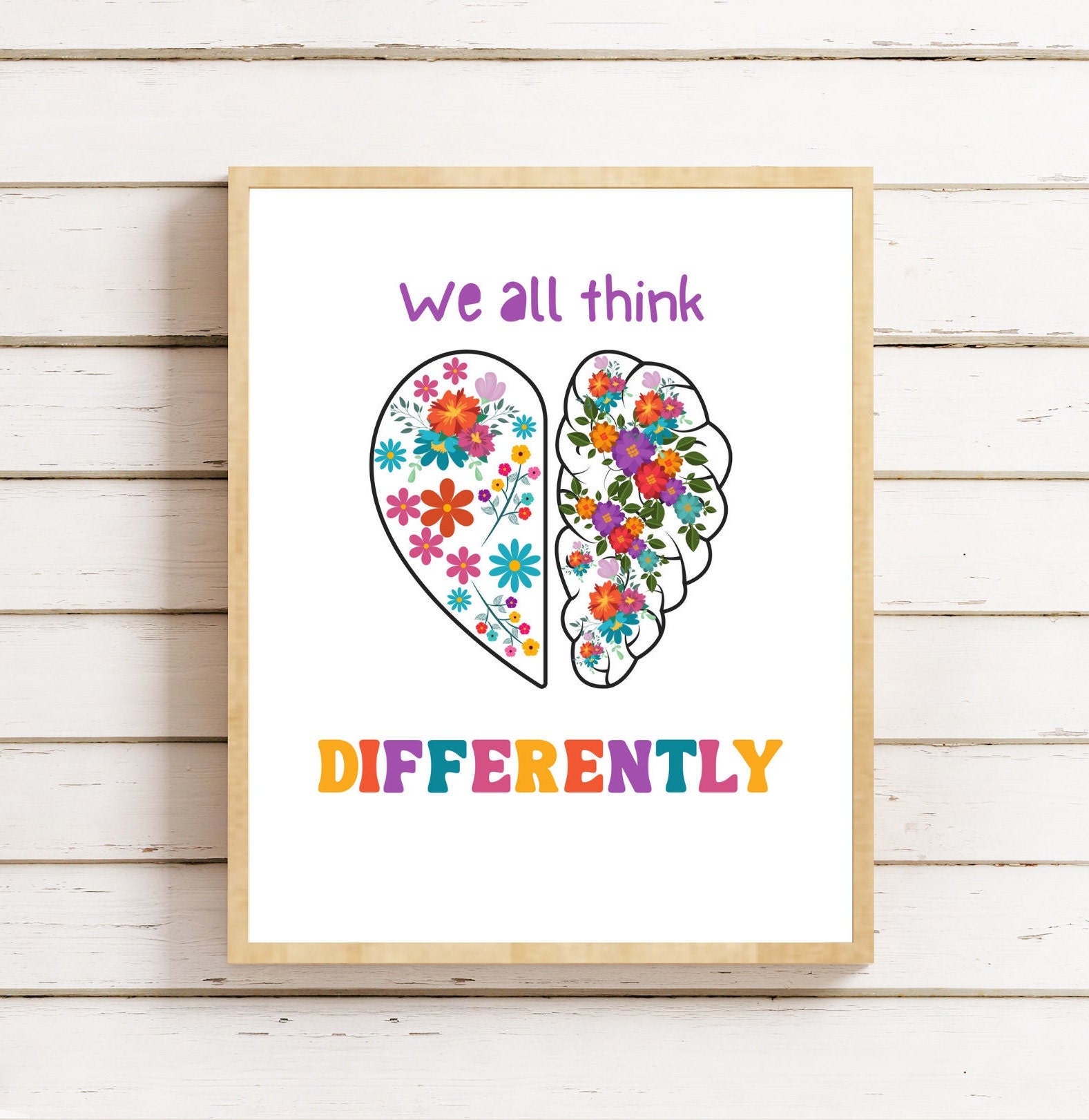 Neurodiversity Posters, Brain Art, Autism Awareness, Autism Classroom ...