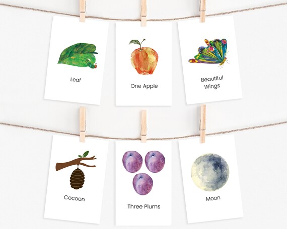 Las Flashcards De La Oruga Muy Hambrienta