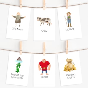 Jack and the Beanstalk Story Cards, Storytelling Cards, Fairy Tale ...